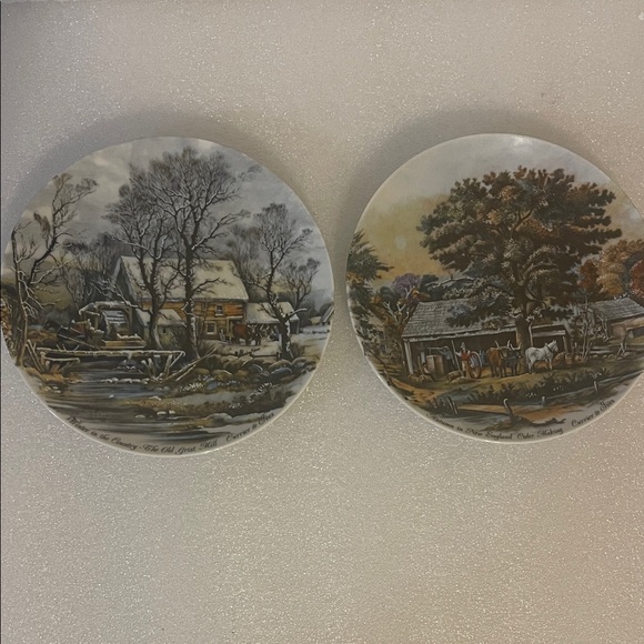 cardee west | Accents | Cardee West Scenic Decorative Plates Set | Poshmark